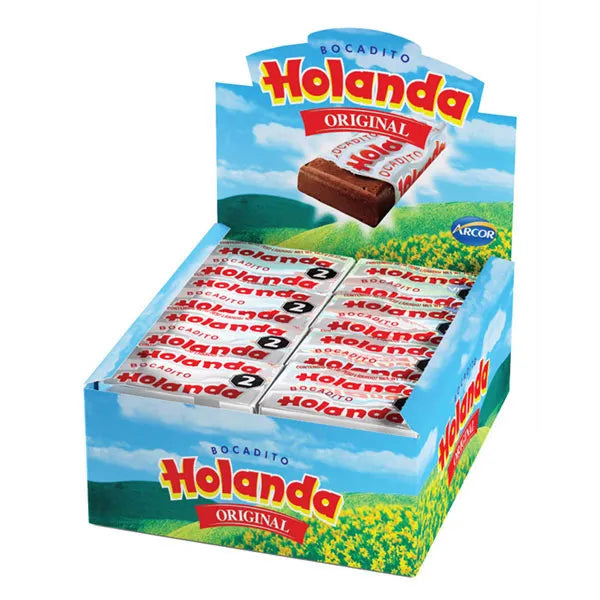 Caja X50 Bocaditos Holanda Leche Y Chocolate Arcor – Capsulandia