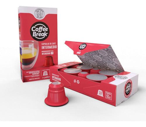 Intermedio - Caja x10 Capsulas Coffee Break Nespresso® – Capsulandia