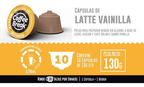Latte Vainilla - 10 Capsulas Coffee Break Dolce Gusto® – Capsulandia